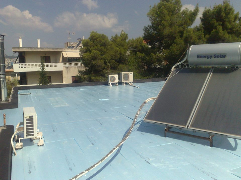 Θερμομόνωση ταρατσών με Roofmate dow - Μονώσεις Monotica
